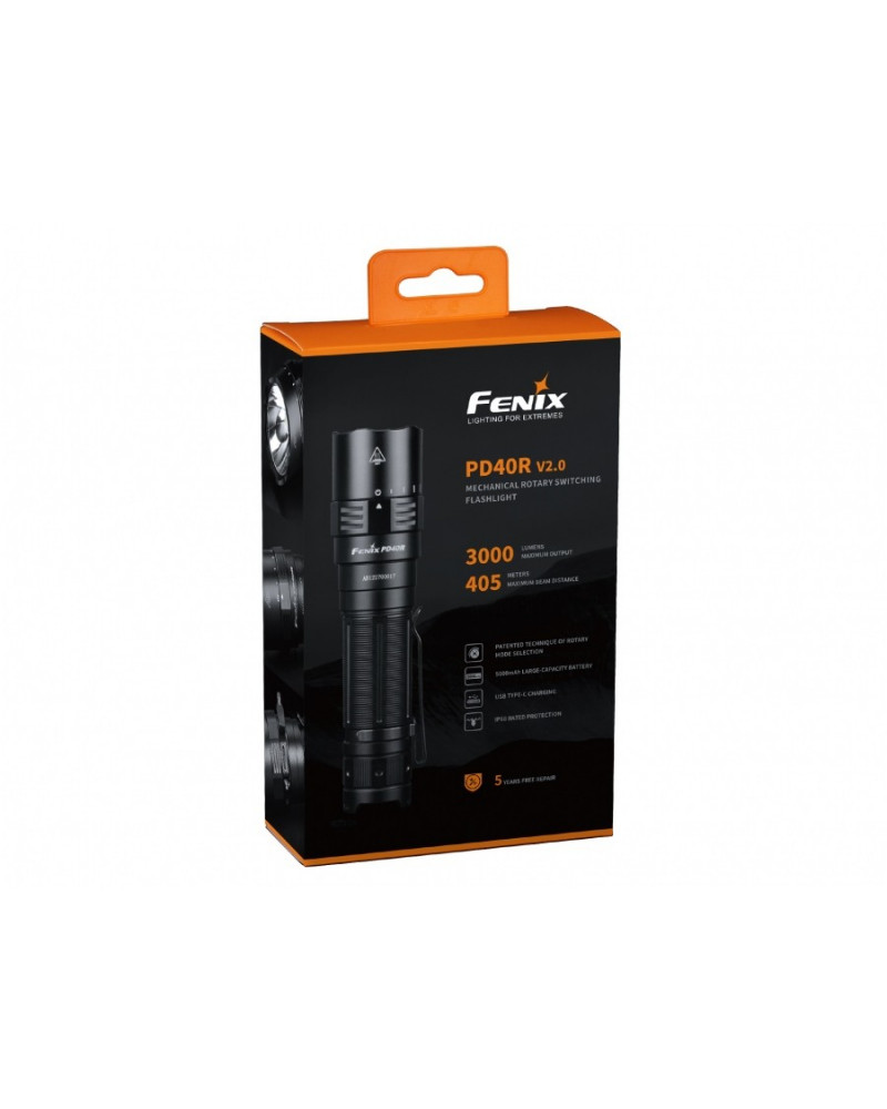 Latarka Fenix PD40R V2.0 (3000 lumenów)